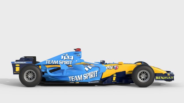 F1 renault r26 2006 3D Model in Racing 3DExport