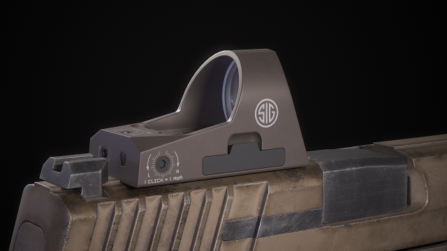 FN 509 Pistol 3D Model in Combat 3DExport