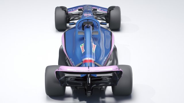 F1 Alpine A522 2022 3D Model in Racing 3DExport