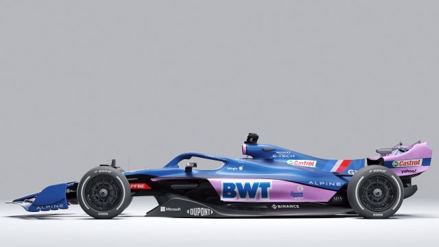 F1 Alpine A522 2022 3D Model in Racing 3DExport