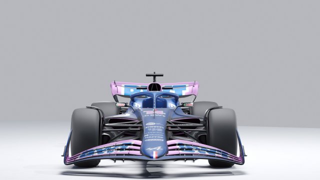 F1 Alpine A522 2022 3D Model in Racing 3DExport