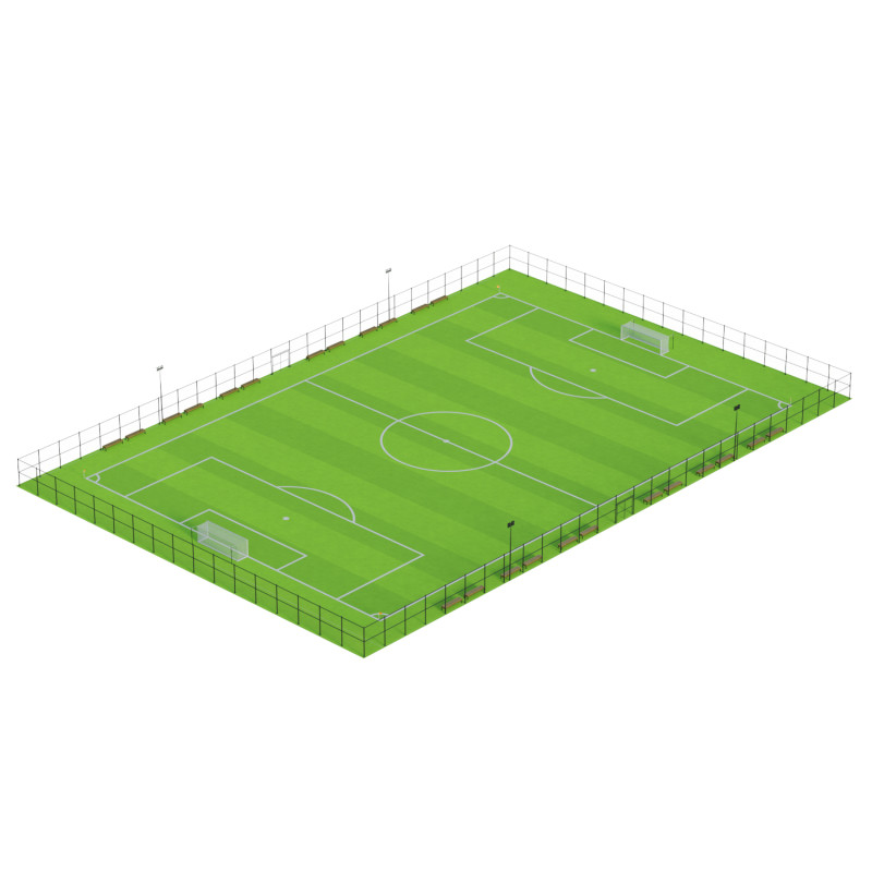 Soccer Field 3D Model in Sports Equipment 3DExport