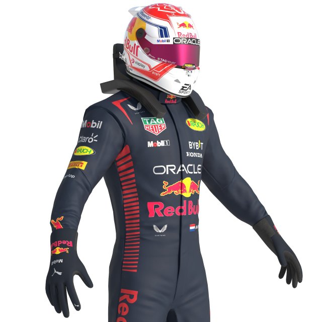 F1 Red Bul Suit 2023 3D Model in Sports Equipment 3DExport