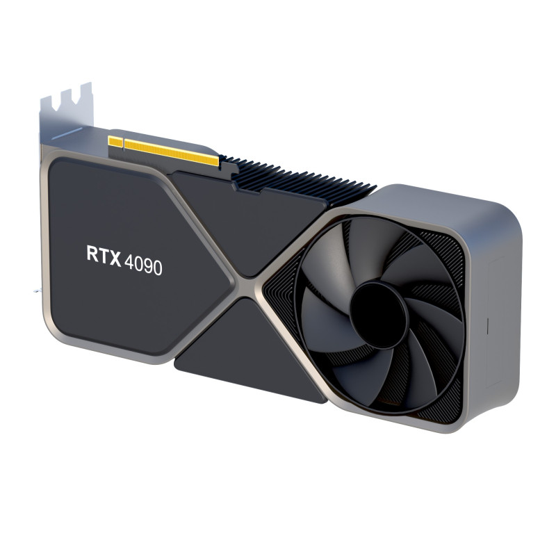 NVIDIA RTX 4090 3D Model in Parts 3DExport