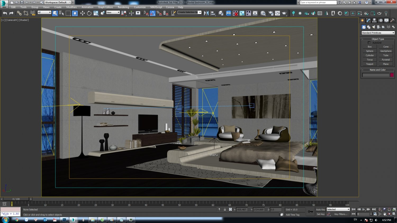 Master Bedroom 3D Model in Bedroom 3DExport