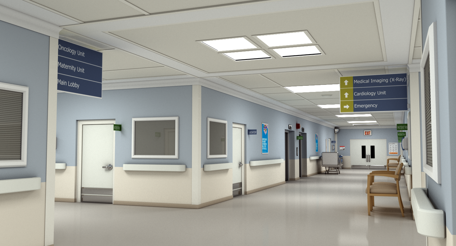 Hospital Emergency Hallway
