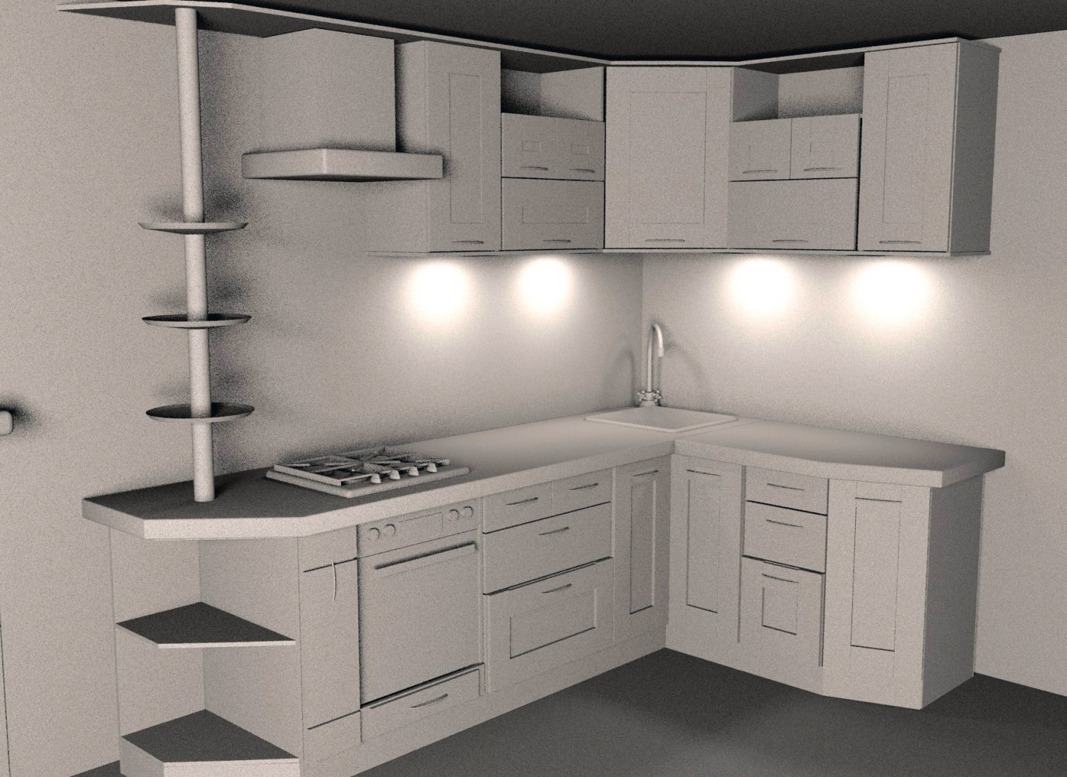 kitchen set 3D Models in Kitchen 3DExport