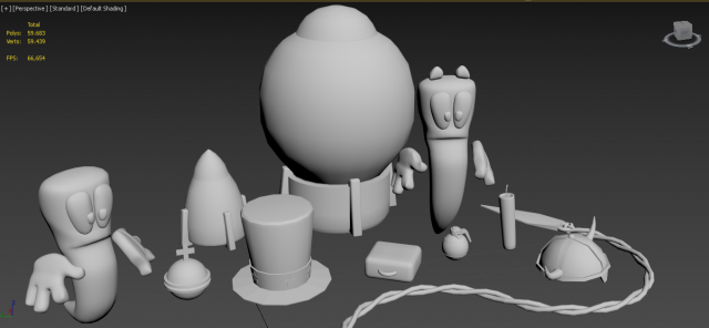 worms wmd 3D Model in Fantasy 3DExport