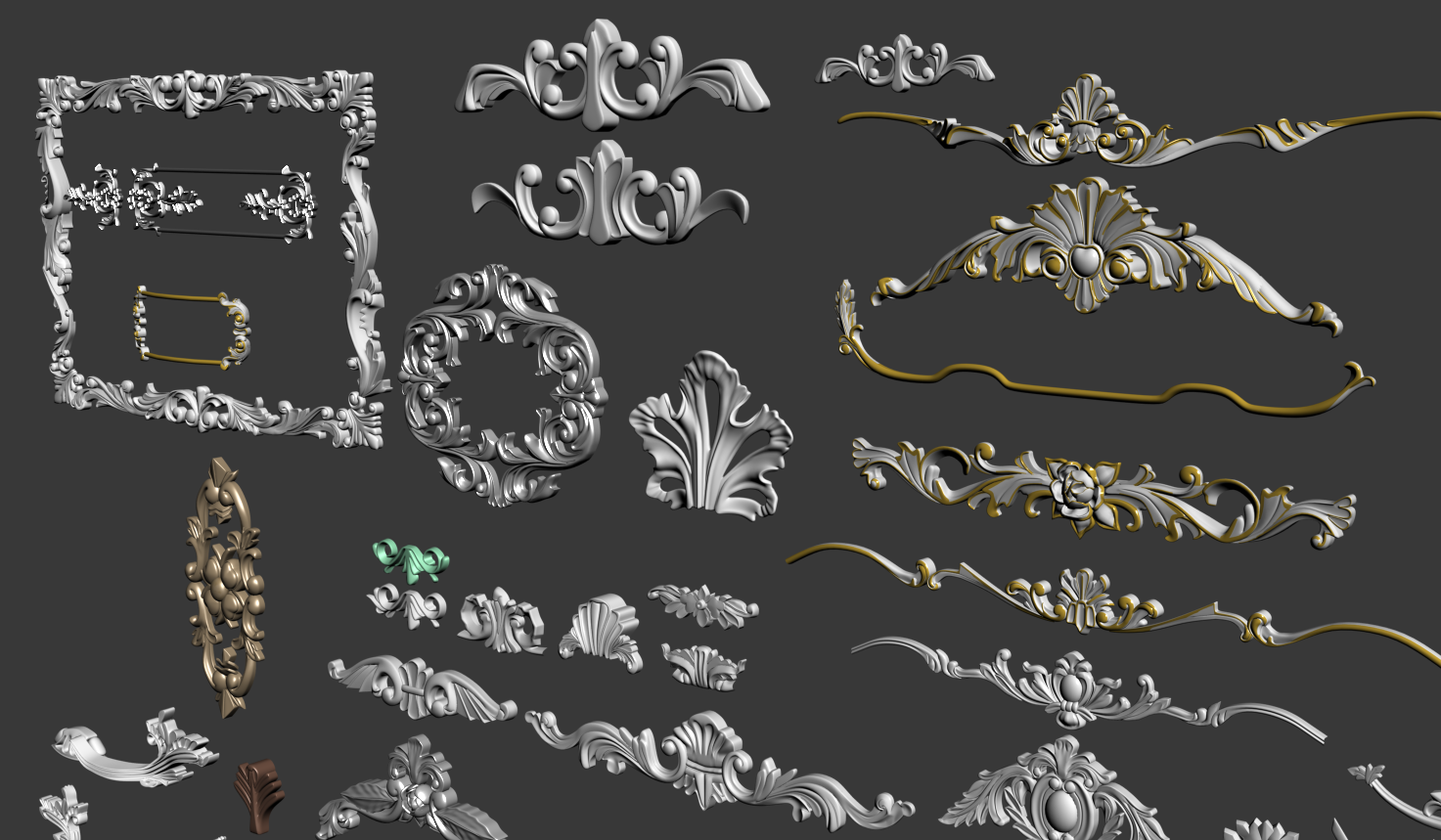 architectural kit bash 3D Models in Decoration 3DExport