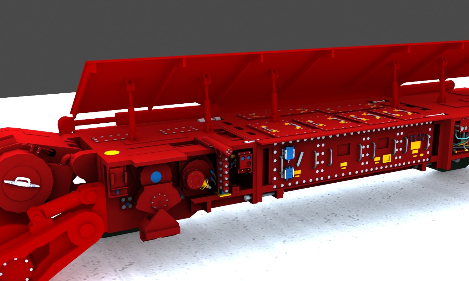 Coal Mining Machine 3D Model in Machines 3DExport