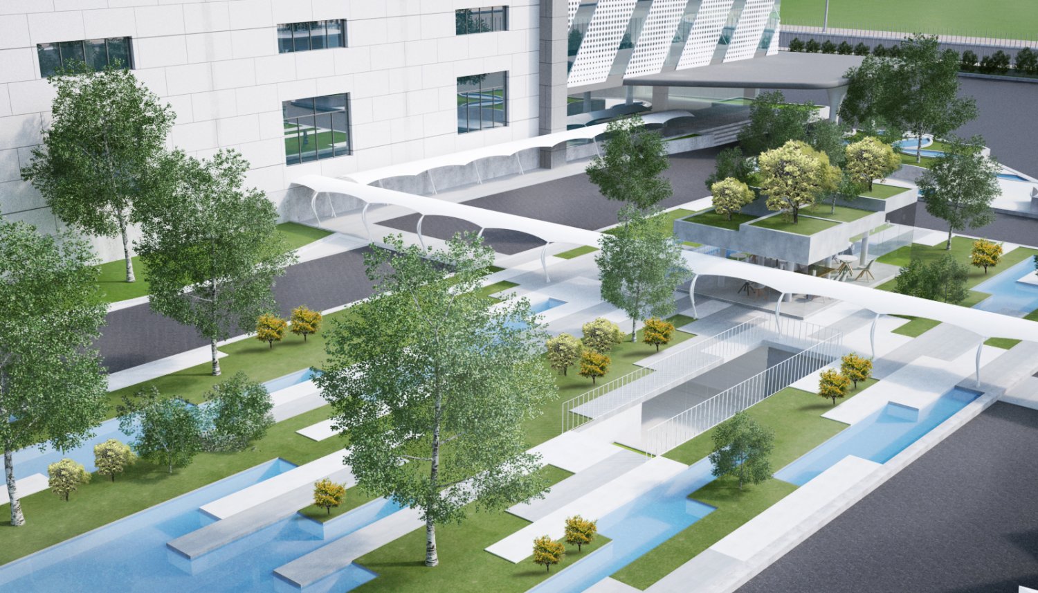 Factory landscape 3D Model in Machines 3DExport