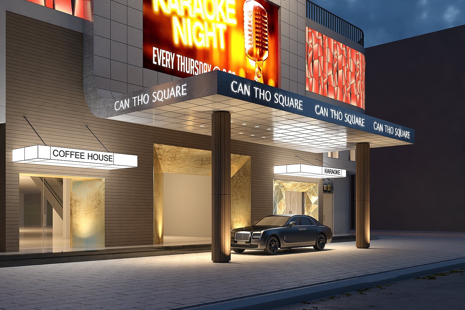 Shopping Mall Luxury 3D Model in Buildings 3DExport