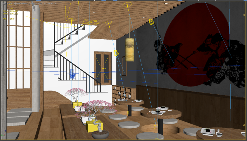 Restaurant room luxury 3 3D Model in Restaurant 3DExport