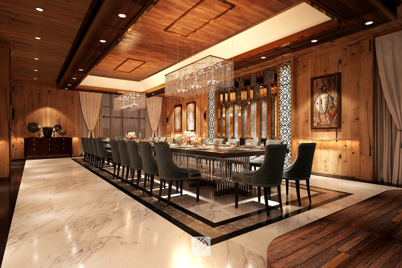 Restaurant room luxury 4 3D Model in Restaurant 3DExport