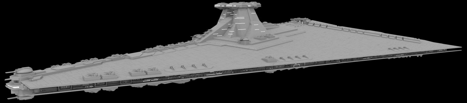 Secutor - class Star Destroyer 3D Model in Fantasy Spacecraft 3DExport