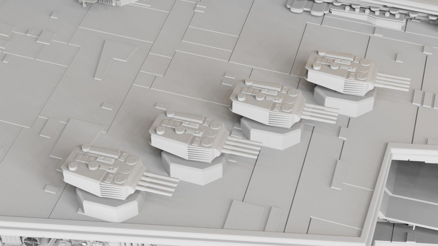 Tyrant - class Heavy Missile Cruiser 3D Model in Fantasy Spacecraft ...