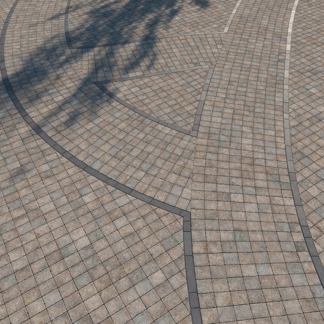 8K Large Area Natural Pavers 01 - 10 Variations CG Textures in Brick ...