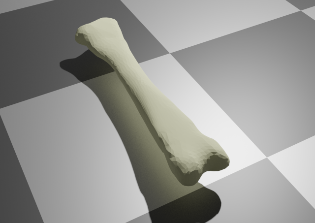 Simple bone 3D Model in Miscellaneous 3DExport