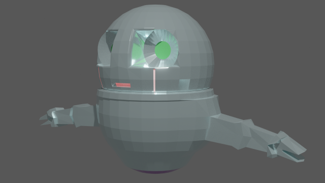 Simple robot 3D Model in Robot 3DExport