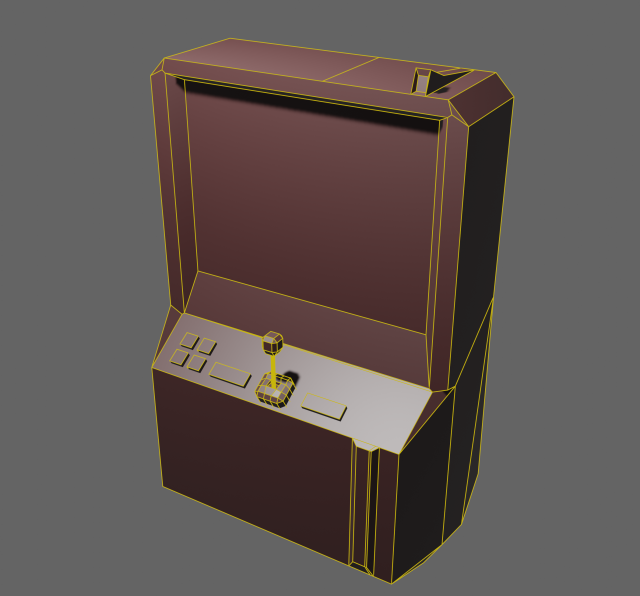 Game arcade machine 3D Model in Other 3DExport