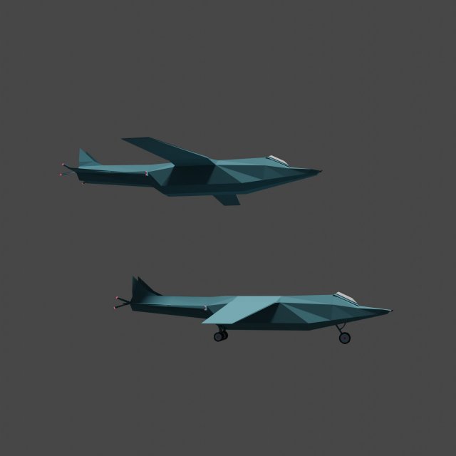 Cartoon airplane 3D Model in Recon 3DExport