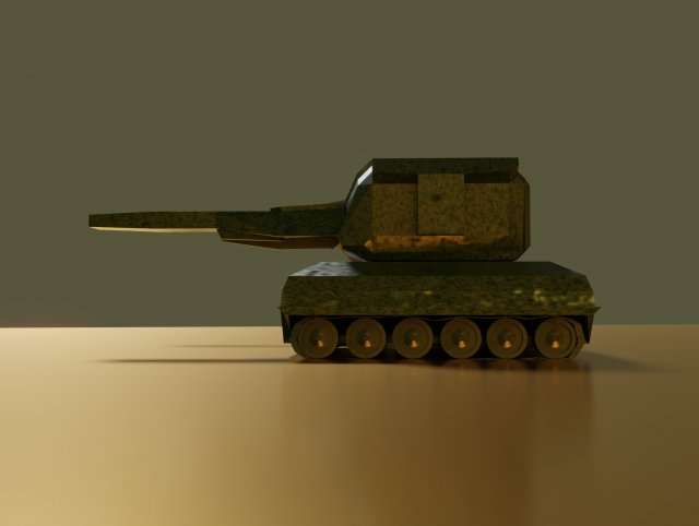 Two toy tanks 3D Model in Tank 3DExport