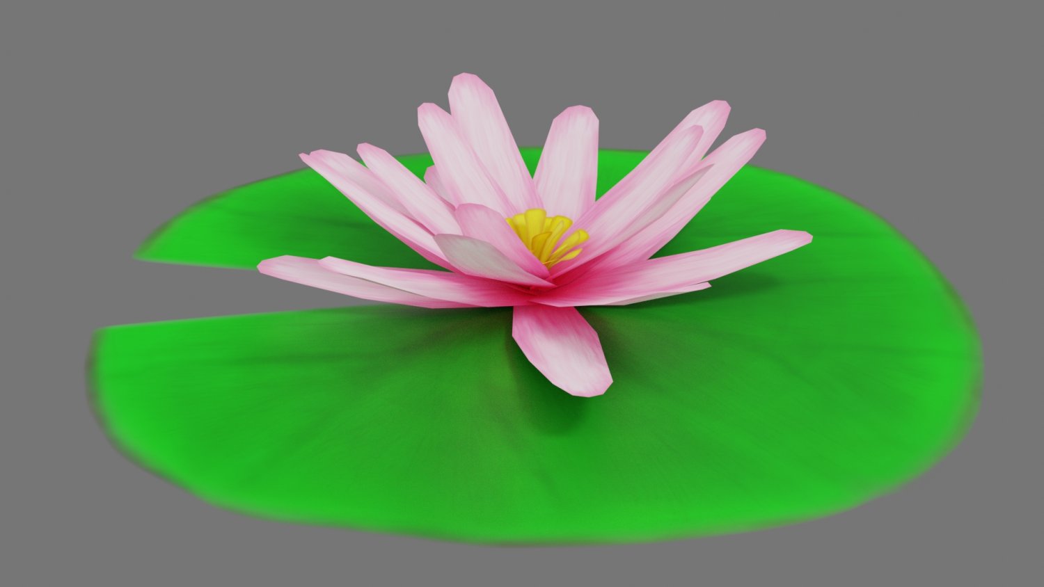 lily pad 3D Models in Small Plants 3DExport