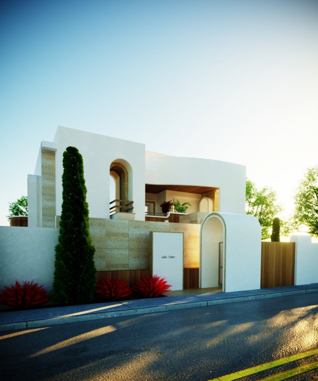 Modern villa model in modern Arabic style 3D Model in Buildings 3DExport