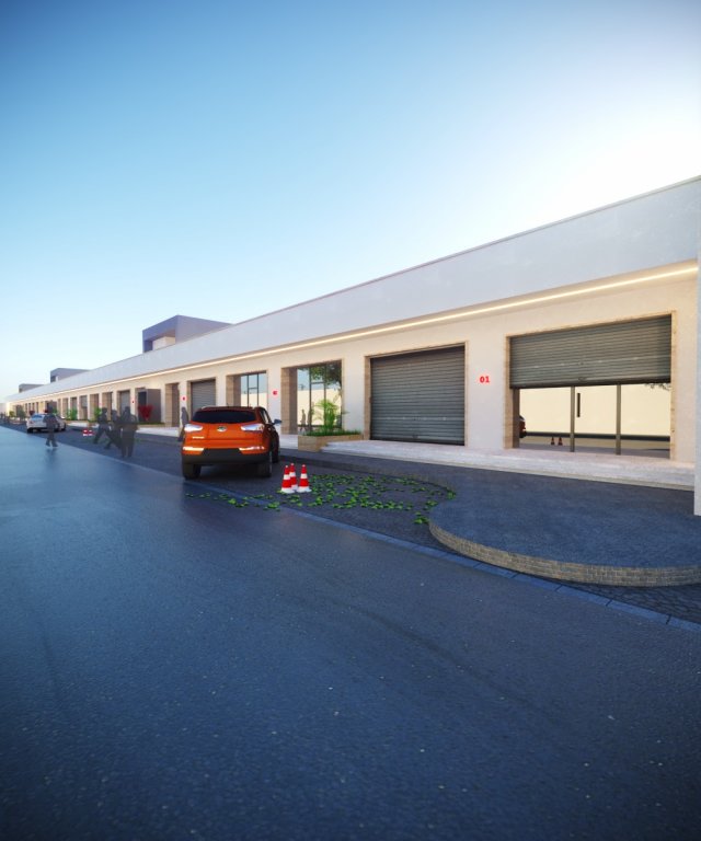 Model of a group of commercial shops on the main street 3D Model in ...
