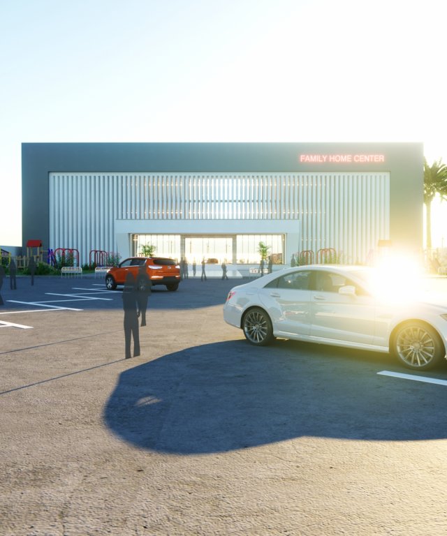 Of a Modern Mall Low-poly 3D Model in Buildings 3DExport