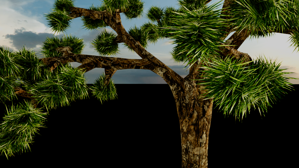 Joshua Tree 3D Model in Tree 3DExport