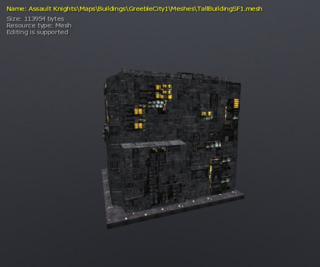 3d greeble city buildings 3D Model in Buildings 3DExport