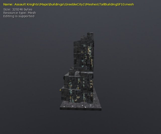 3d greeble city buildings 3D Model in Buildings 3DExport