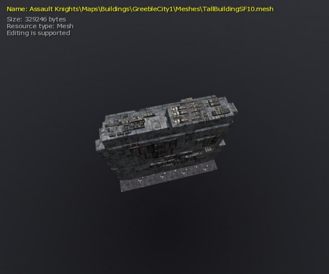 3d greeble city buildings 3D Model in Buildings 3DExport