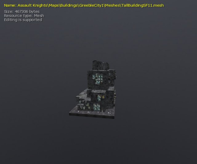 3d greeble city buildings 3D Model in Buildings 3DExport