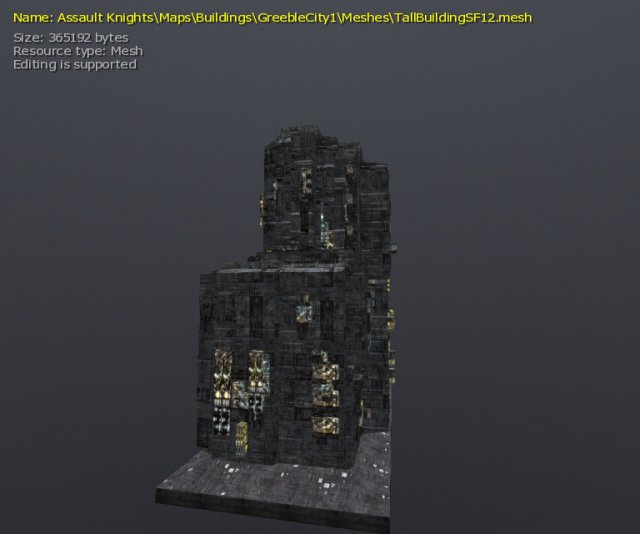 3d greeble city buildings 3D Model in Buildings 3DExport