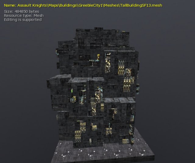 3d greeble city buildings 3D Model in Buildings 3DExport