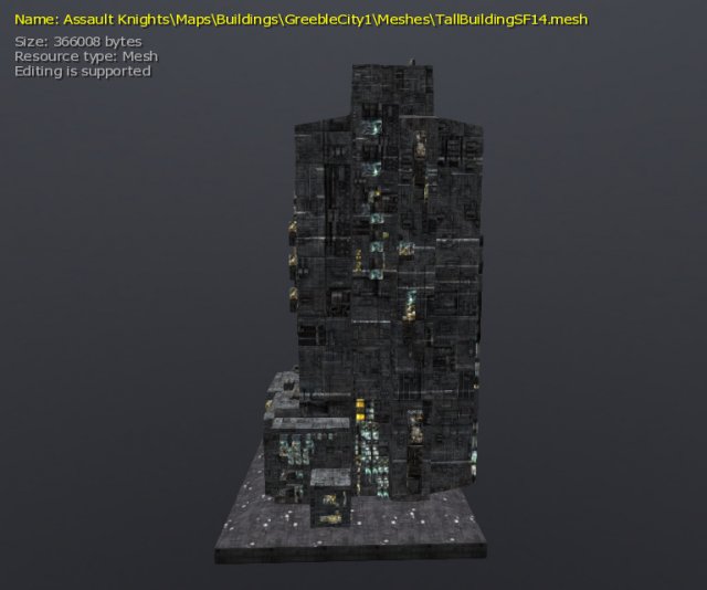 3d greeble city buildings 3D Model in Buildings 3DExport