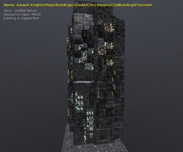 3d greeble city buildings 3D Model in Buildings 3DExport
