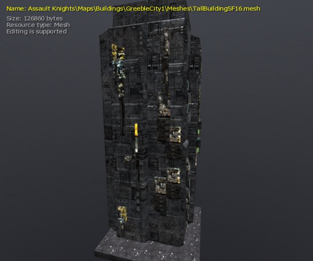3d greeble city buildings 3D Model in Buildings 3DExport