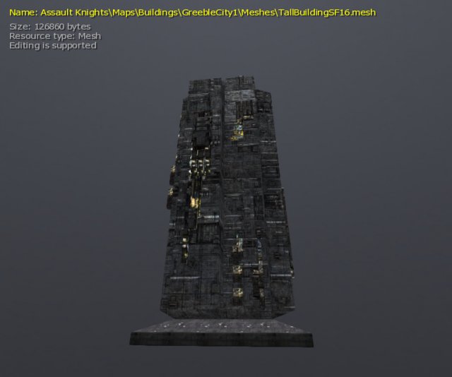 3d greeble city buildings 3D Model in Buildings 3DExport