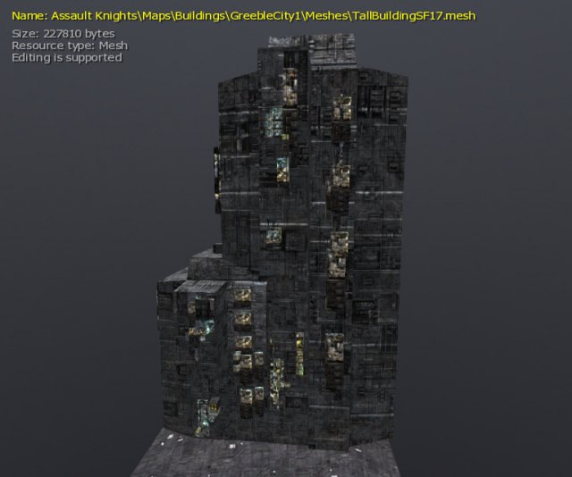 3d greeble city buildings 3D Model in Buildings 3DExport