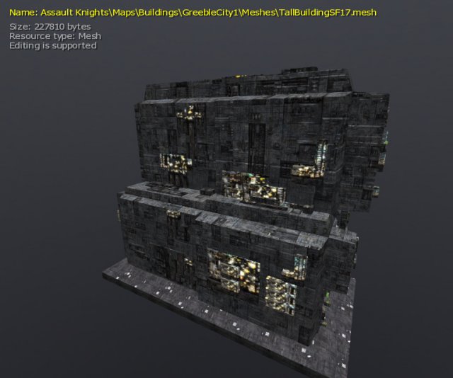 3d greeble city buildings 3D Model in Buildings 3DExport