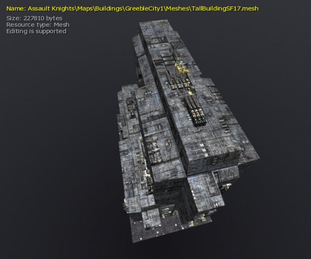 3d greeble city buildings 3D Model in Buildings 3DExport