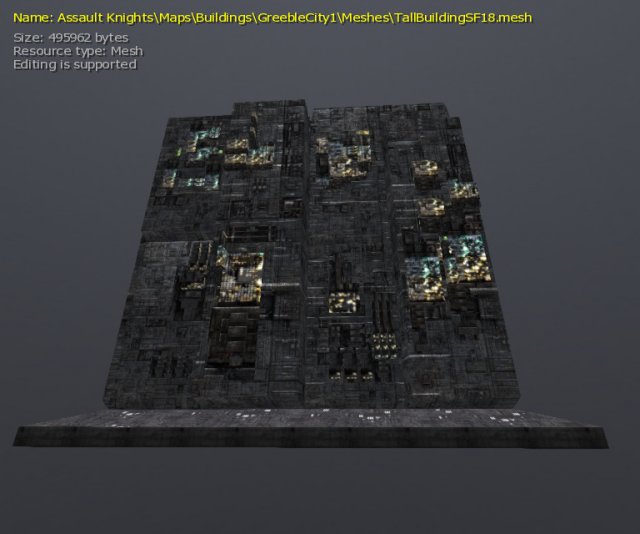 3d greeble city buildings 3D Model in Buildings 3DExport