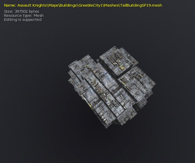 3d greeble city buildings 3D Model in Buildings 3DExport