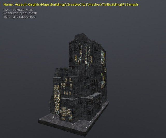 3d greeble city buildings 3D Model in Buildings 3DExport