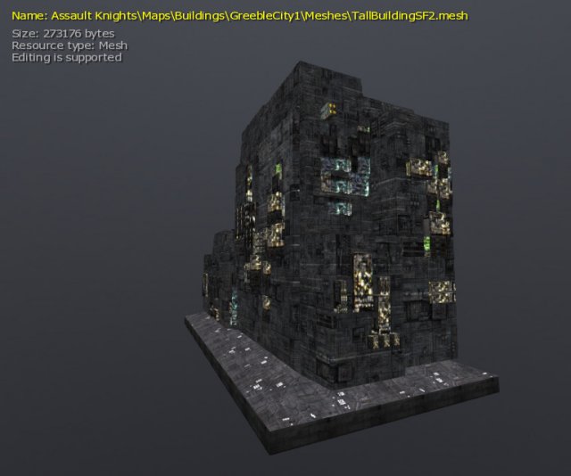 3d greeble city buildings 3D Model in Buildings 3DExport
