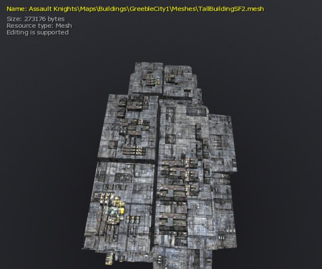 3d greeble city buildings 3D Model in Buildings 3DExport
