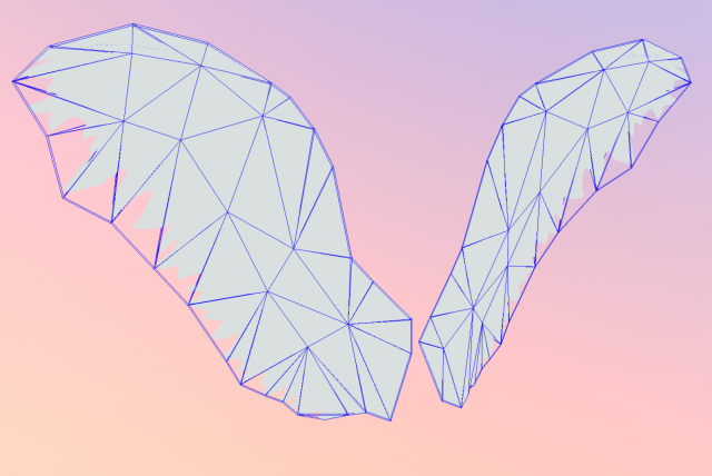 ultra low poly animated angel wings Free 3D Model in Clothing 3DExport